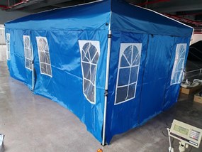 Costway Pavilon Pop-up párty stan výškově nastavitelný s 6 bočními stěnami