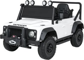 Elektrické autíčko Land Rover Defender 110 SVX bílé