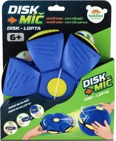 TEDDIES DiskMíč modrý 22 cm / Sportovní hračka / Kombinace létajícího