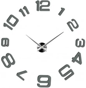 Moderní nalepovací nástěnné hodiny | 3D hodiny 12S053-Wanduhr HEU-