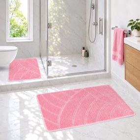 Bellatex SADA BANY 60x100 + 60x50 cm bez výkroje Linka Růžová