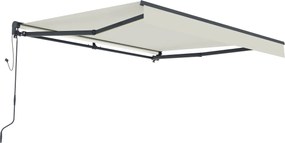 Elektrická markýza s LED osvětlením BestBerg BBSU-EL295BG / 295 x 250 cm / béžová