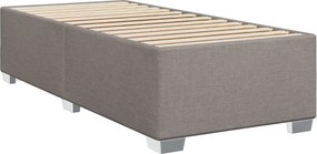Box spring postel s matrací taupe 100 x 200 cm textil 3290417