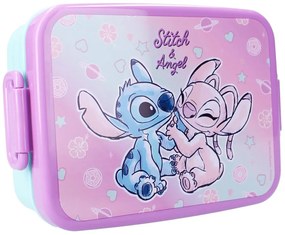 Box na svačinu Lilo &amp; Stitch - odolný plast bez obsahu BPA, ideální do školy i na výlety