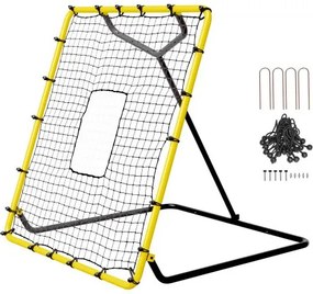 Baseballová a softballová odrazová síť 1,22 × 1,37 m PitchBack Nastavitelné úhly