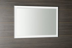 Sapho Flut FT100 zrcadlo s LED osvětlením 100x70 cm bílá