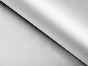 Biante Saténový běhoun na stůl polyesterový Satén LUX-011 Stříbrný 45x140 cm