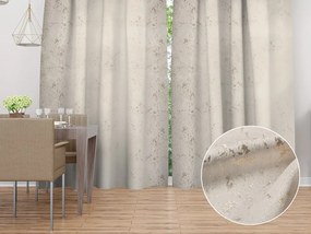 Biante Sametový závěs Isabela IBL-001 Gold Design krémový - šířka 270 cm 270x150 cm