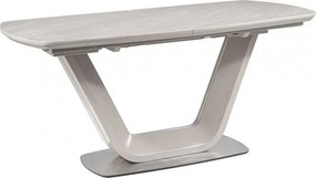 Casarredo - Komfort nábytek Rozkládací jídelní stůl ARMANI 160x90 CERAMIC šedá