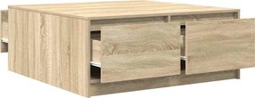 Konferenční stolek se zásuvkami Sonoma Dub 100x100x40 cm 3328401