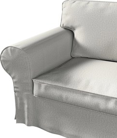 Potah na pohovku IKEA Ektorp 2-místná s lenoškou barva šedá látka pletený vzor