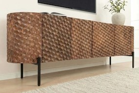 Designový TV stolek Zaxson 160 cm hnědé mango