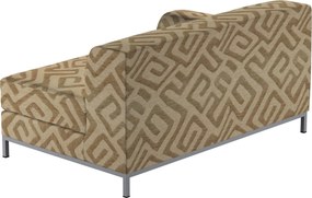Potah na pohovku IKEA , levé provedení Kramfors 2-místná barva béžová látka pletený vzor, vzorované