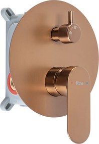 Rea Drop, podomítková sprchová souprava + BOX, měděná matná, REA-P9660