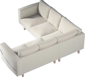 Potah na pohovku IKEA Norsborg rohová 4-místná barva šedá látka sametová
