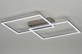Stropní stmívatelné designové LED svítidlo do obýváku York Quadro