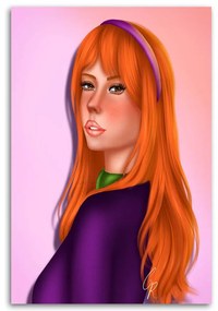 Gario Obraz na plátně Dafine ze Scooby Doo - Crislainy Reis Silva Rozměry: 40 x 60 cm