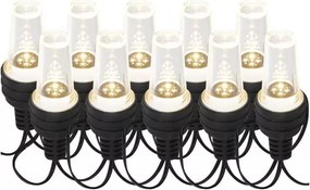 EMOS LED venkovní řetěz – 10x párty žárovky, 4,5m studená bílá DCPC08