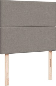 Box spring postel s matrací taupe 120x190 cm textil 3291604