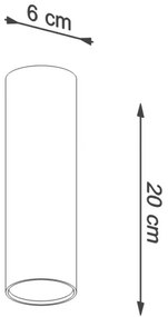 Sollux SL.0997 - Bodové svítidlo LAGOS 1xGU10/10W/230V 20 cm bílá