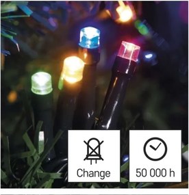 Vánoční osvětlení EMOS D4AM01 ZY0811T 40LED řetěz 4m multicolor s časovačem