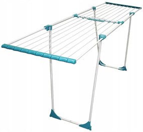Erga Model 306U, stabilní teleskopický sušák na prádlo 202x55x92 cm, bílá-zelená, ERG-SEP-10SUSSTOPROFE