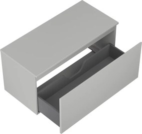 Mexen Orio, koupelnová skříňka 100 cm s horní částí, 1 zásuvka, šedá matná, 91A10-10047-1-BFC62