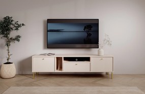 ADRK Furniture TV skříňka 2D 1S Tili RTV-TIL-2D-1S-BS