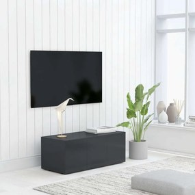 vidaXL TV skříňka 80 x 34 x 30 cm kompozitní dřevo [801867] Barva: Šedá