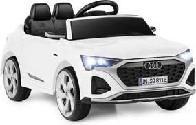 Costway Licencované elektrické vozidlo Audi SQ8 Dětské auto 12-V s – bílý