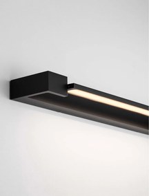 Matně černé hliníkové LED nástěnné svítidlo Arga – Nova Luce