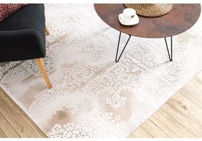 koberec AKRYL USKUP 9480 slonová kost velikost 80x300 cm | krásné koberce cz