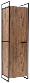 Kalune design Otevřená šatní skříň DYNAMIC s dveřmi 225x192 cm