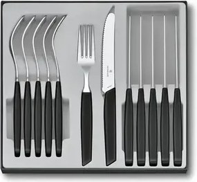 VICTORINOX Sada příborů Swiss Modern 12 ks černá