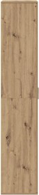 Vysoký bufet 70 x 33,5 x 180 cm Kompozitní dřevo Artisanový dub 3365565