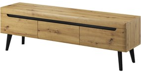 Nábytek do obývacího pokoje NARDI 1 dub artisan / černý