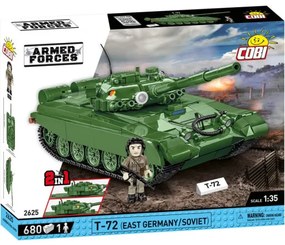 Cobi 2625 Armed Forces T-72 (DDR / SOVIET), 1:35, 680 kostek