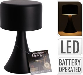 Stolní LED lampa Hudson 21 cm černá