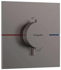 Hansgrohe ShowerSelect Comfort - Termostatická baterie pod omítku, kartáčovaný černý chrom 15574340