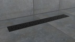 B-DRAINWELL 50 Black Odtokový podlahový žlab, bublinky