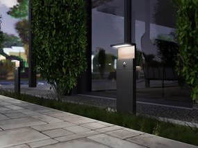 PANLUX Zahradní LED sloupek / svítidlo se senzorem NATURA S - neutrální