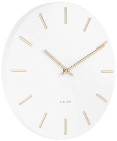 Designové nástěnné hodiny 5821WH white Karlsson 30cm