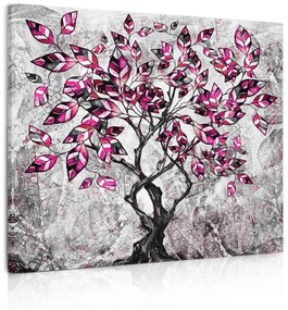 Malvis ® Obraz Strom růžový Velikost: 60x60 cm