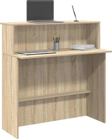 vidaXL Recepční stůl 100x50x103,5 cm kompozitní dřevo [859029] Barva: dub sonoma