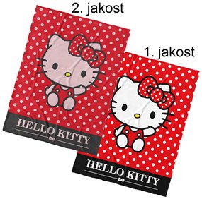 Dětská deka Hello Kitty Red 150x200 cm 2.jakost