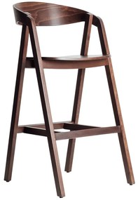 OnaDnes -20% FormWood Ořechová barová židle Henry 72 cm