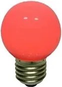 LED žárovka LBE, červená, 6 diod, patice E27, IP44