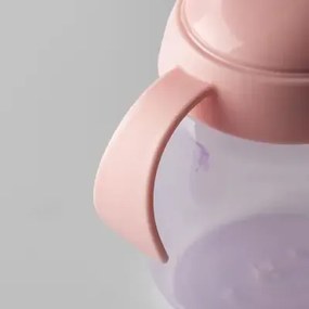 Tommee Tippee Tréninkový hrneček se savičkou 240 ml 6m+ růžová