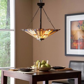 Vitážový lustr Elstead INGLENOOK-P-B 3xE27 45 cm