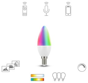Müller Licht tint white+color LED žárovka E14 6W